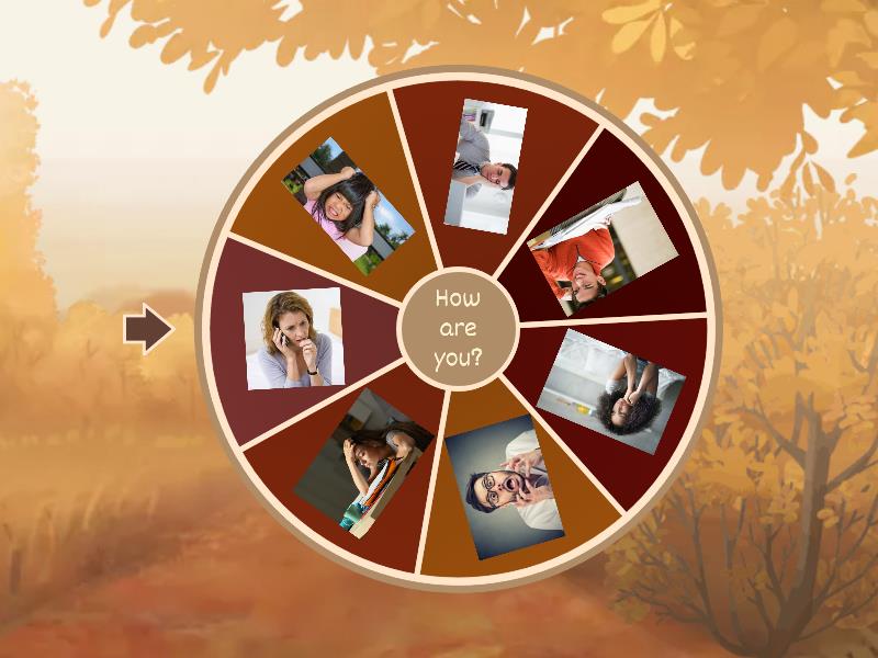GG2 L3.3 How are you? - Spin the wheel