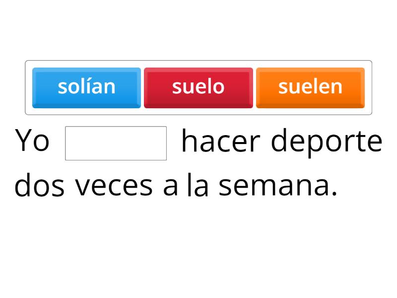 Verbo Soler - Complete the sentence
