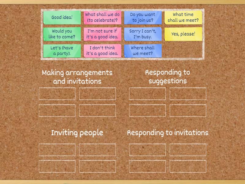 Roadmap A2 9D Useful Phrases - Ordenar por grupo