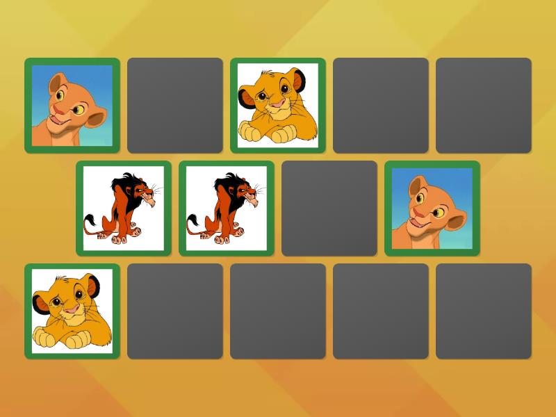 EL REY LEÓN - Parejas