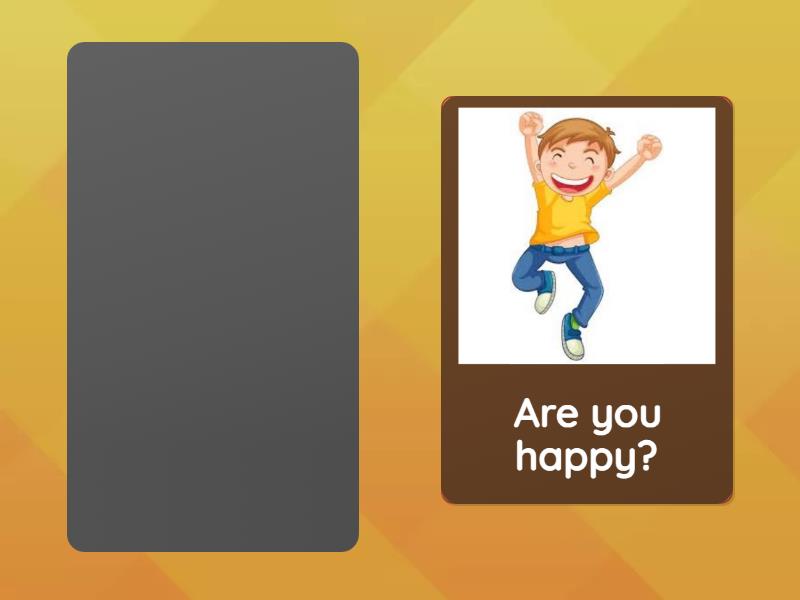 to be question form - Speaking cards