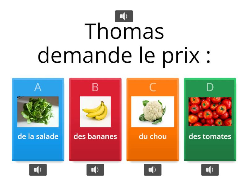 demander le prix-2 - Cuestionario