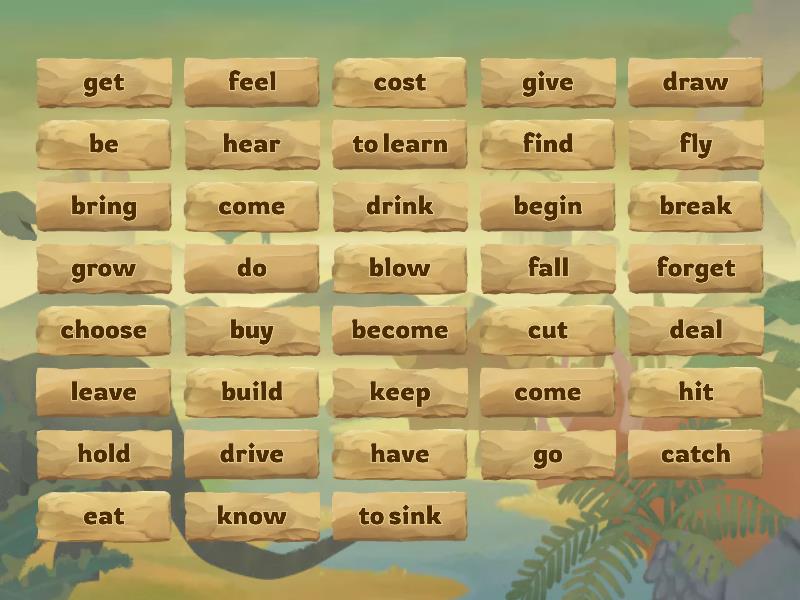 Irregular verbs (part I) - Flip tiles