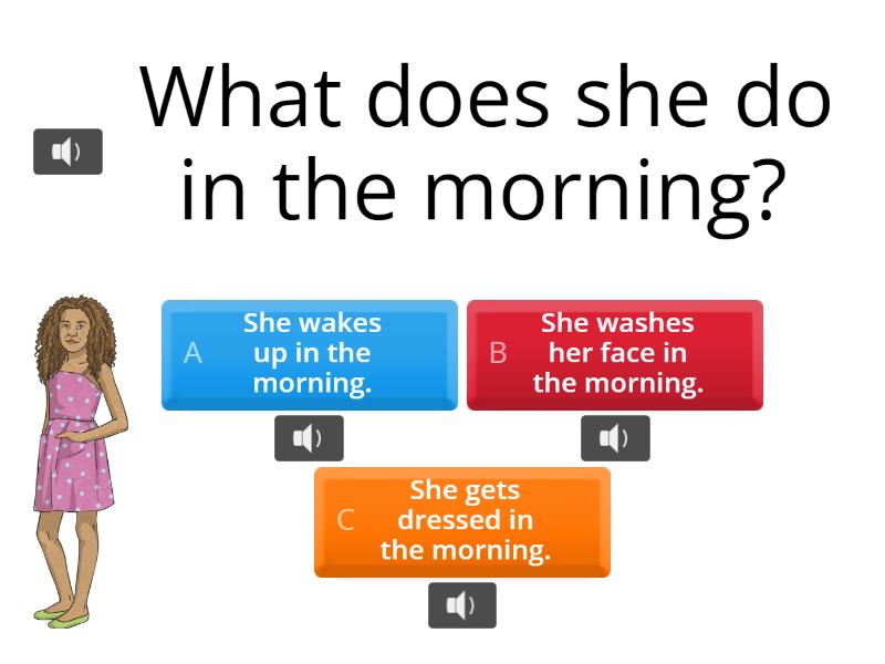 Daily Routines questions - Quiz