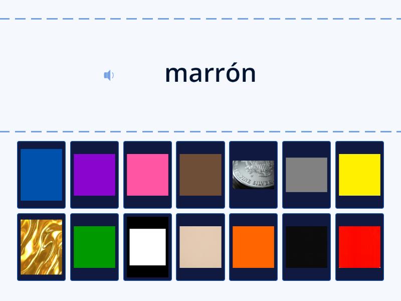 Colores - Find the match