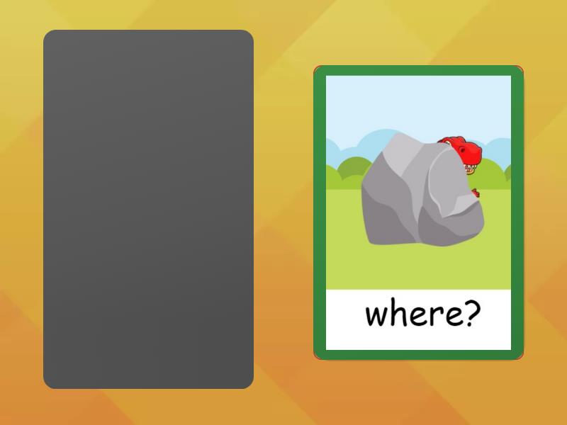 Dinosaur prepositions - Speaking cards