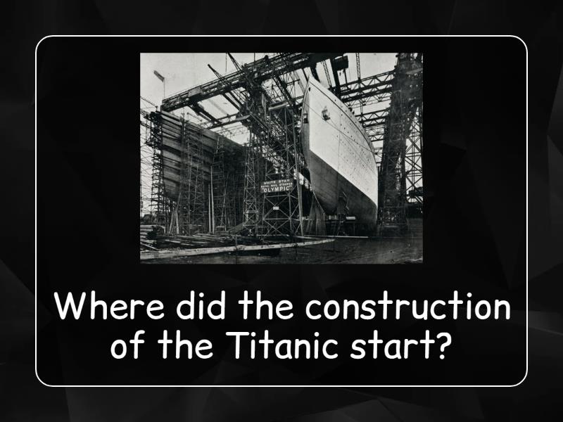 The sinking of the Titanic: A timeline - Tarjetas flash