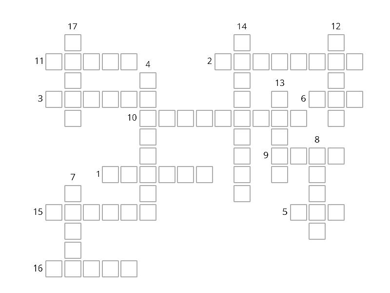 Presente de indicativo CRUCIGRAMA - Crossword