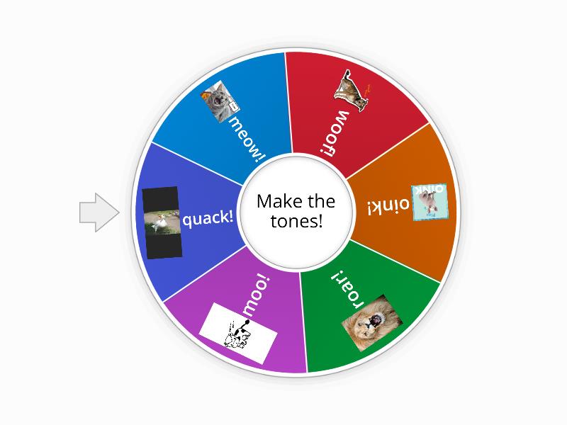 Animal Sounds Wheel - Spin the wheel