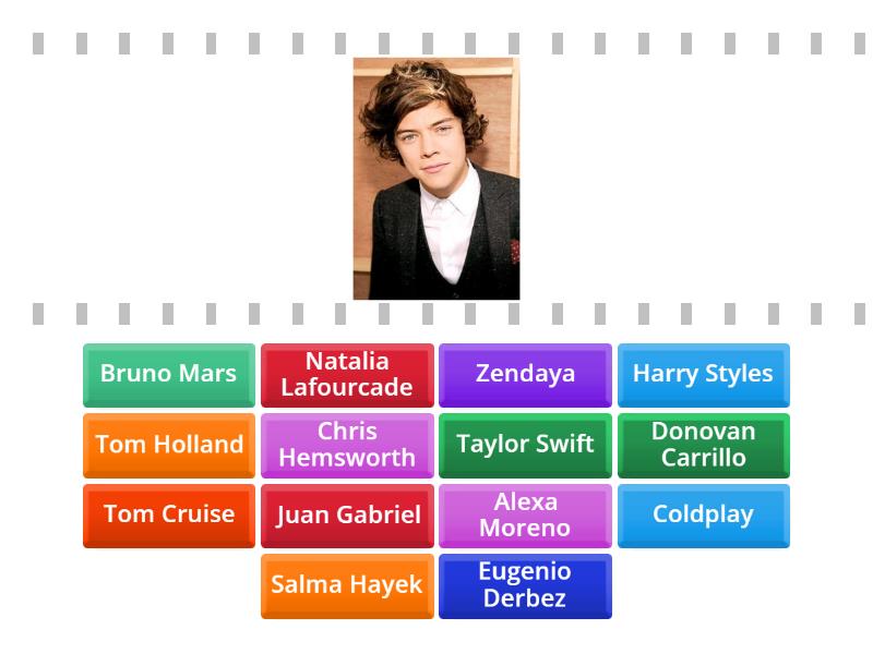 Week 3 Famous people - Find the match