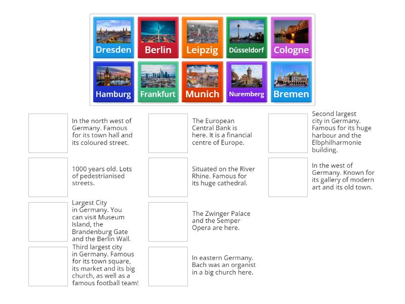 Top 10 German Cities - Match up