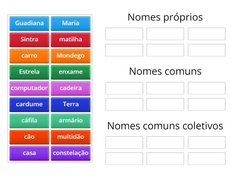 nomes - Group sort