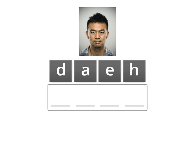 ESOL - Pre Entry - Spelling - Parts of the body - Anagram