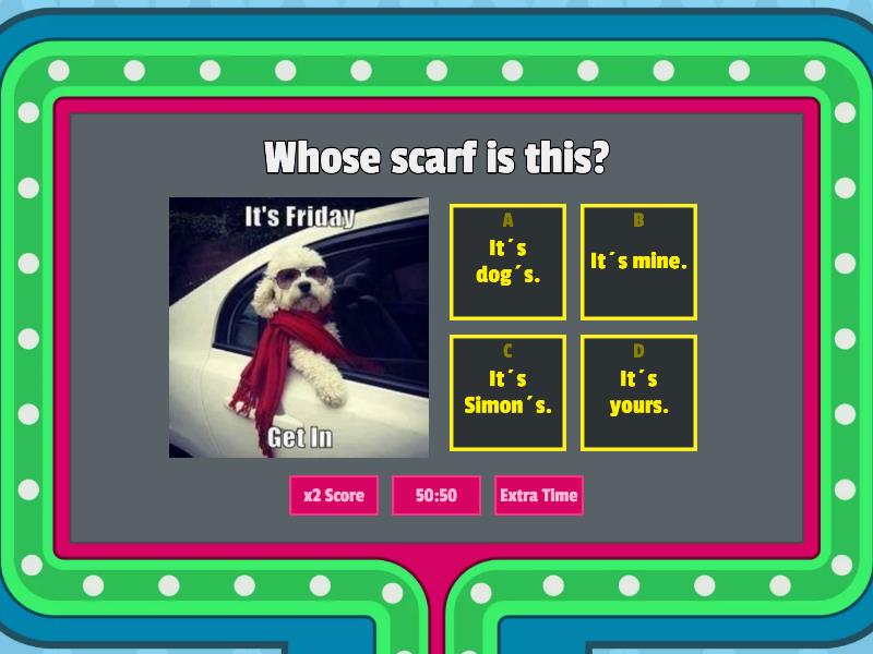 Whose is it? - Gameshow quiz