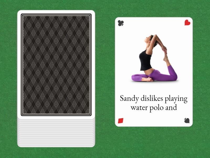 Sports and Leisure activities: Likes and dislikes - Speaking cards