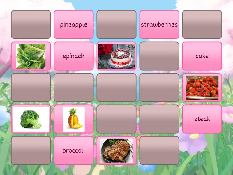 Food - Matching pairs