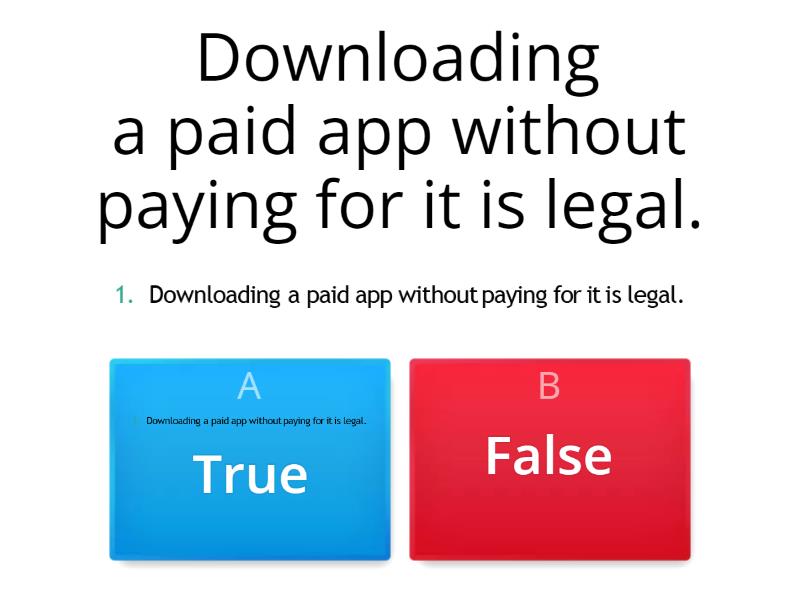 Activity 1 "E-Safety" - Quiz