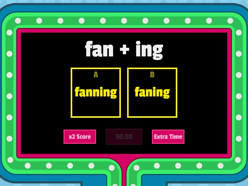 Unit 7 Double Trouble Review - Gameshow quiz