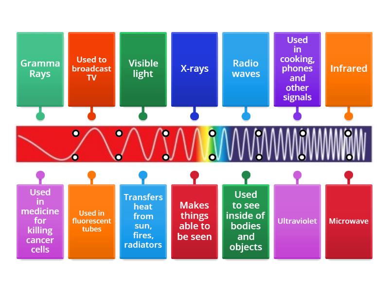 Task 3 - EM Spectrum Exit Ticket - Labelled diagram
