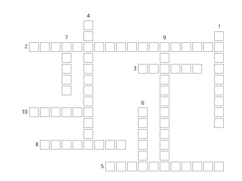Conversation Starter C - Professions - Crossword