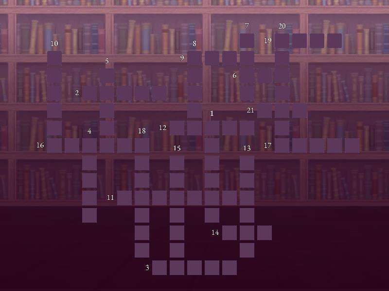 Full blast. Unit 4d. Words - Crossword