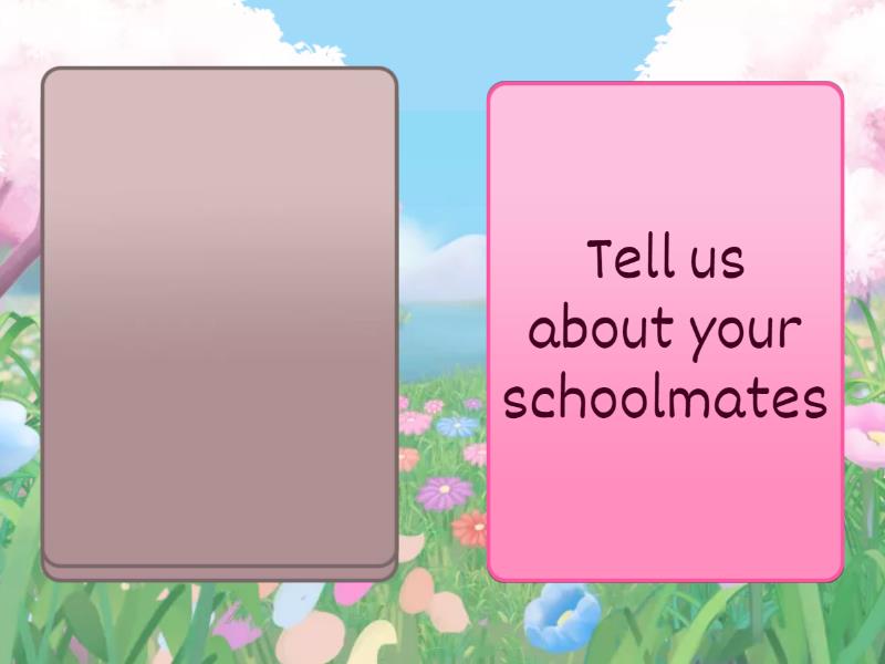 Warm up activity ( pair work) - Speaking cards