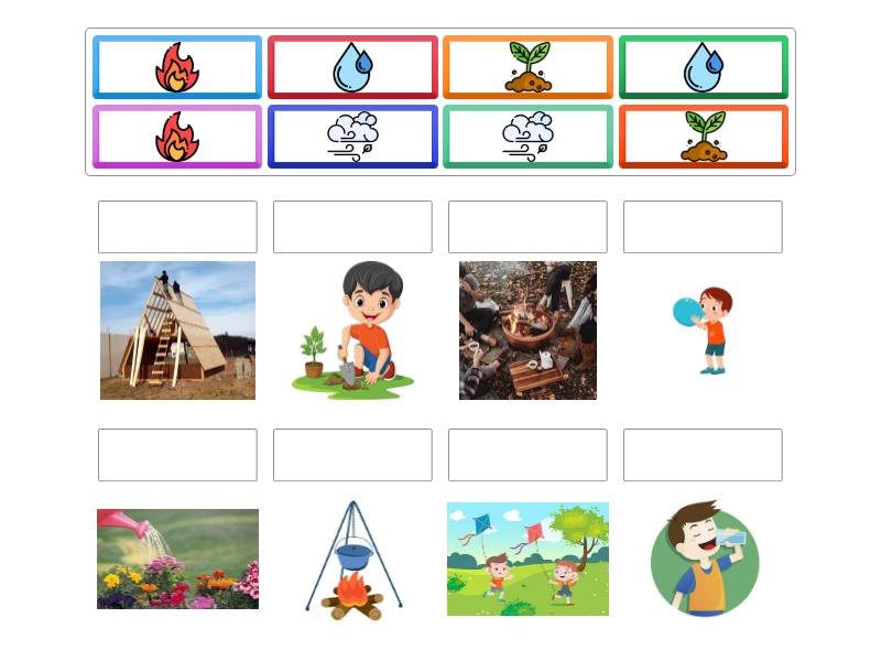 Uso de los elementos - Match up