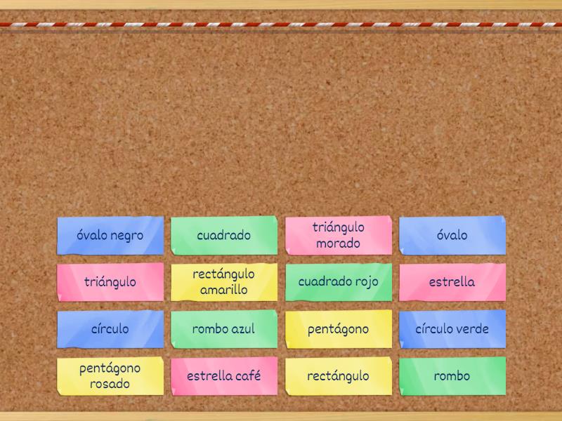 Las Formas y Los Colores - Find the match