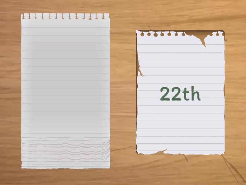 ordinal number 16-30 - Speaking cards