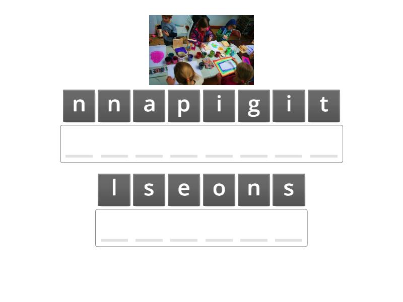 Activities - Anagram