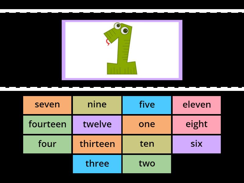 FF Starter Unit 6 Numbers 1-14 - Find the match