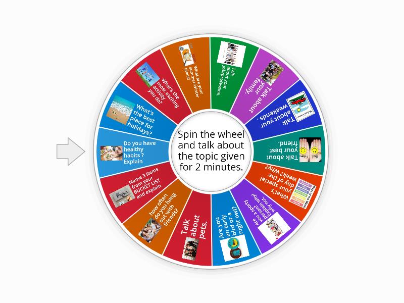 Speak - Spin the wheel