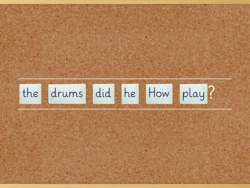 G5 PRACTICE TIME - Unjumble