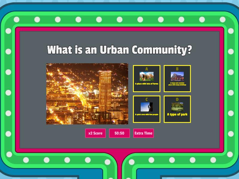 Communities - Gameshow quiz
