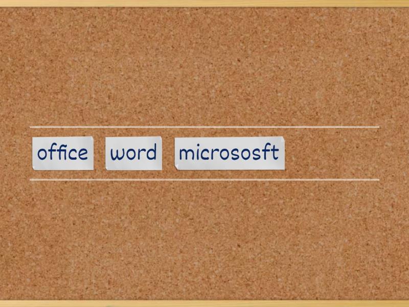 mengenal microsoft office - Unjumble
