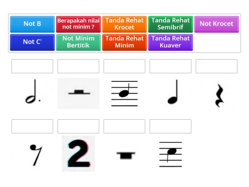 Notasi Muzik - Match up