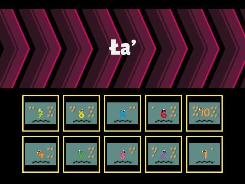 Numbers - Find the match