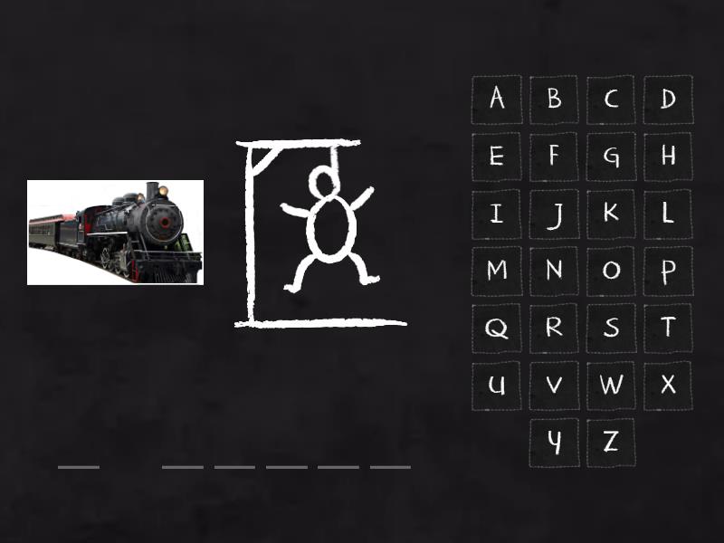 A1. Noun: Transport - Part 1 - - Hangman