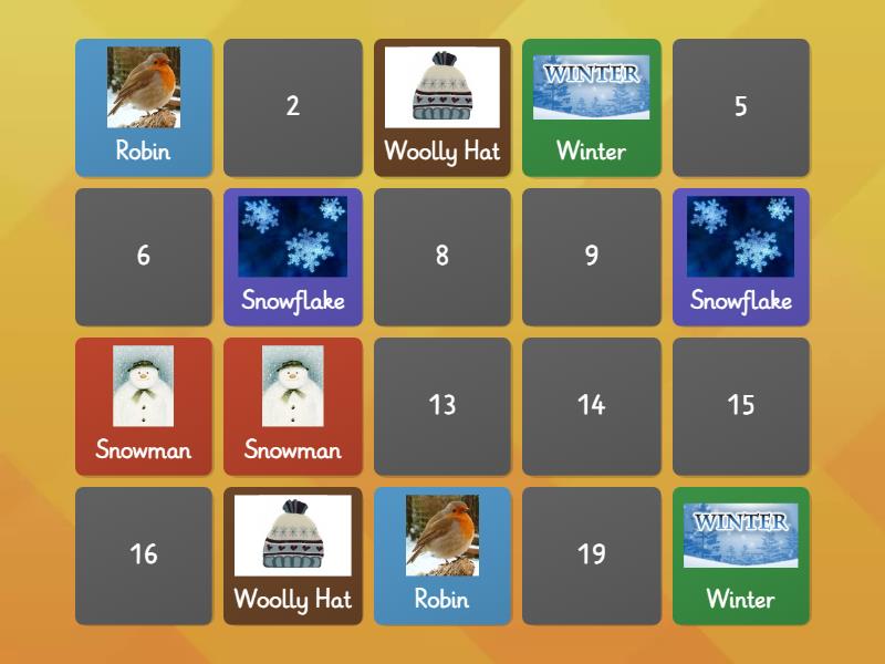 Winter matching - Matching pairs
