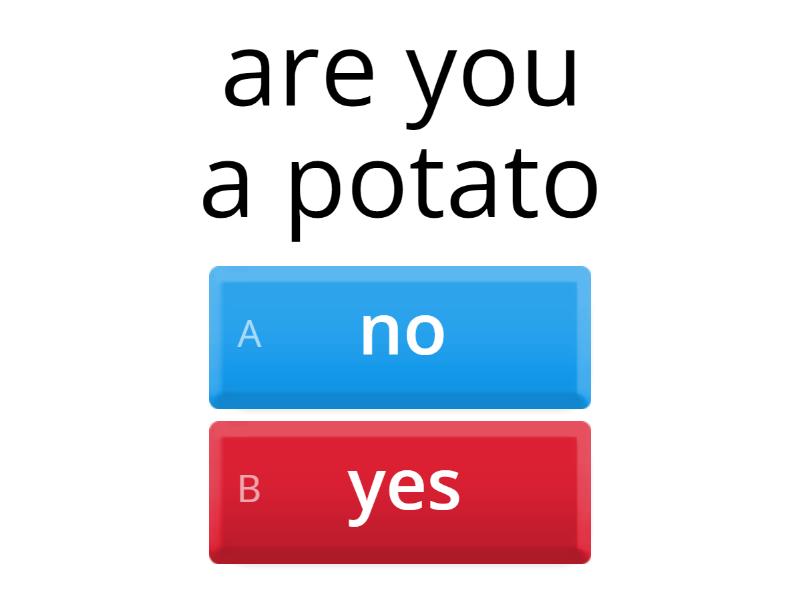 potato - Quiz