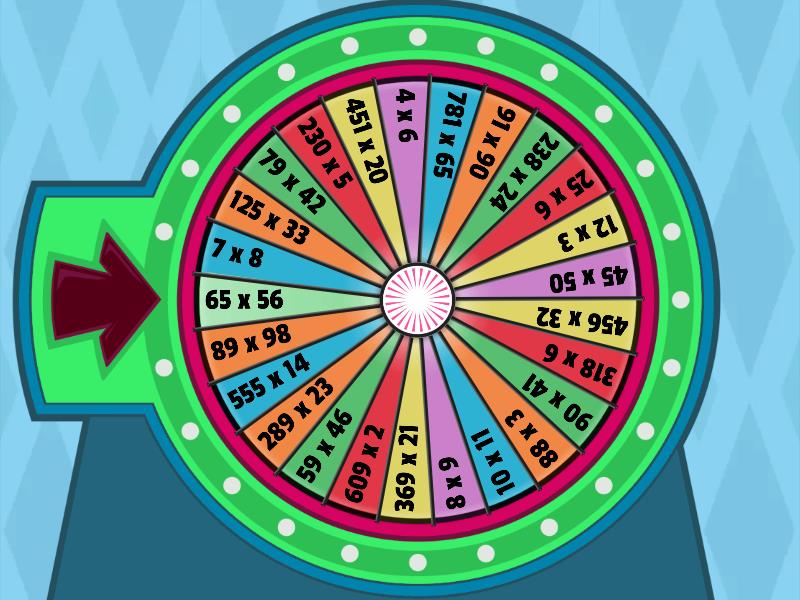 MULTIPLICANDO ANDO - Random wheel