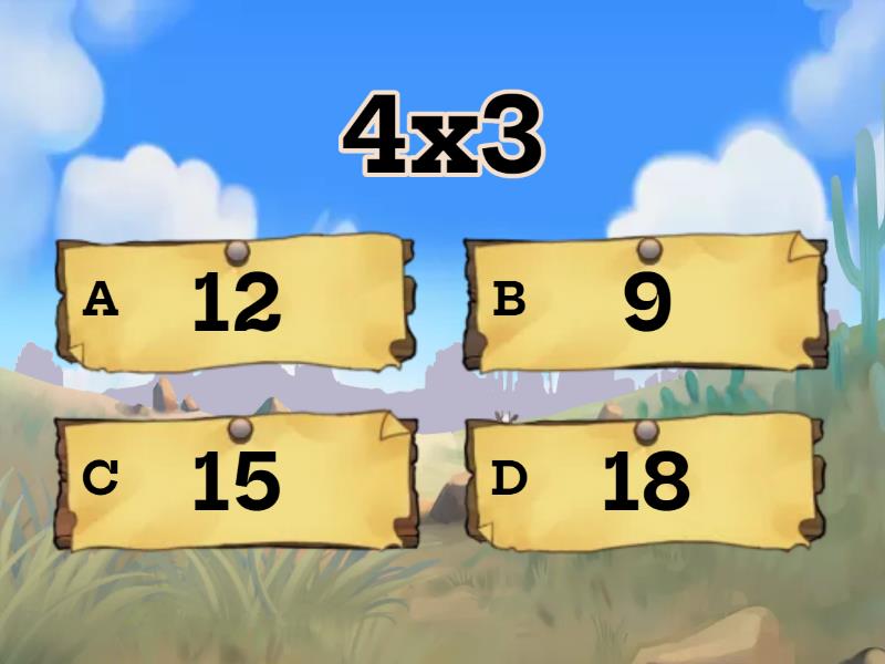 x3 Multiplication Practice - Quiz