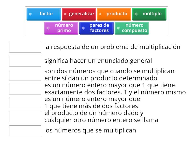 Matemática Tema 7 - Match up