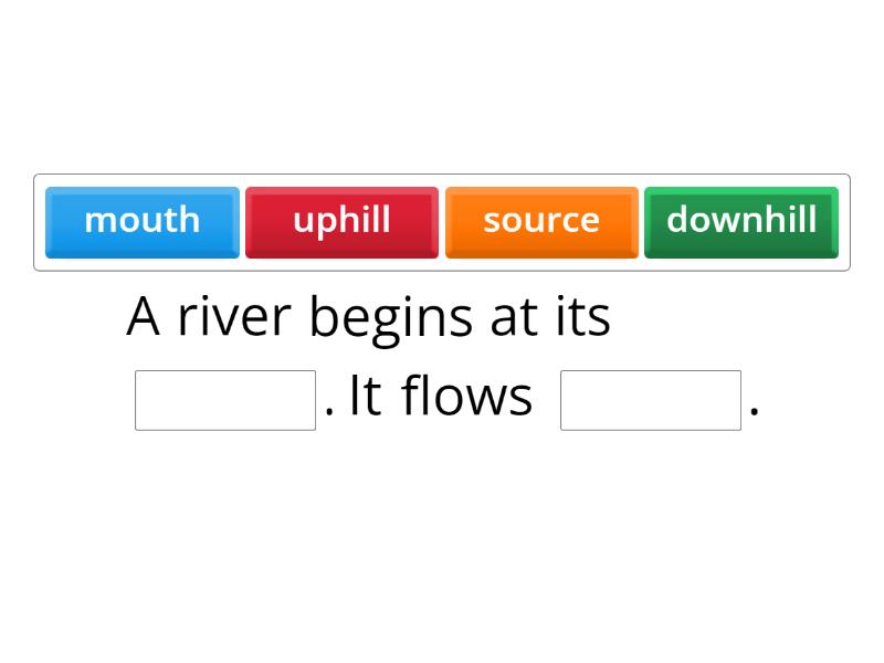 Rivers - Complete the sentence
