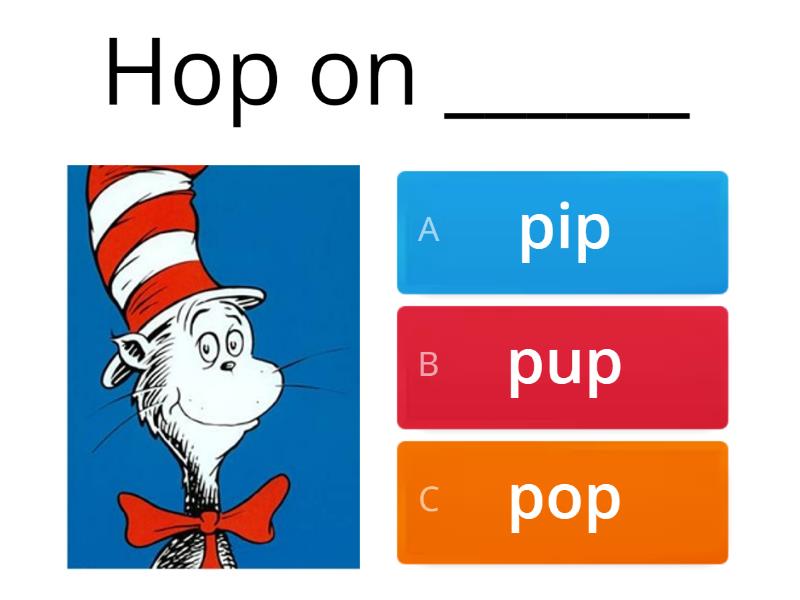 Hop on Pop by Dr. Seuss - Quiz