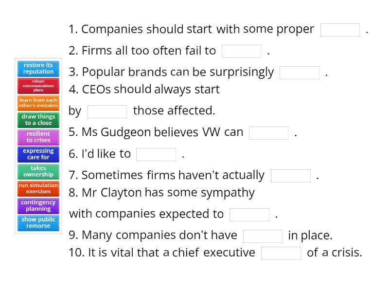 Exercise 2 s using the phrases from the previous exercise in the ...