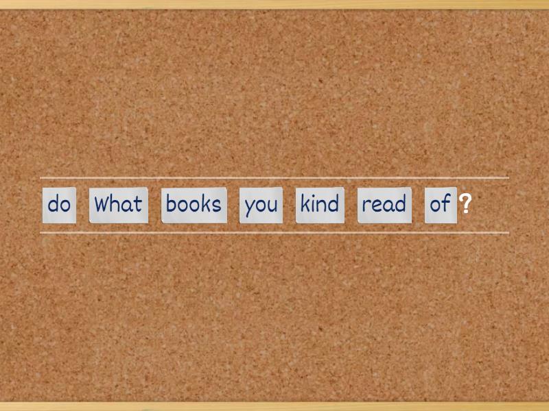 Grammar 3C Word order in questions - Unjumble