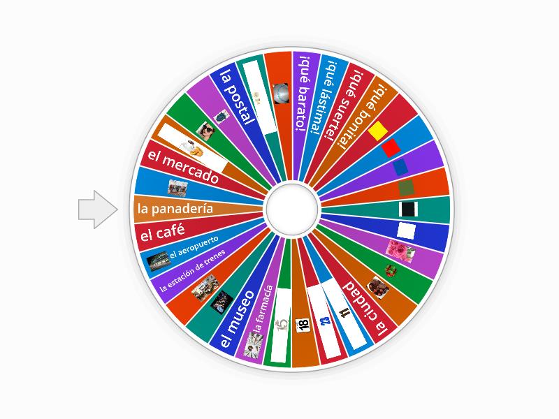 Español - Spin the wheel