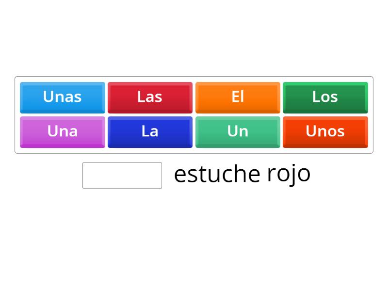 Articulos determinados (el,la,los y las) - Complete the sentence