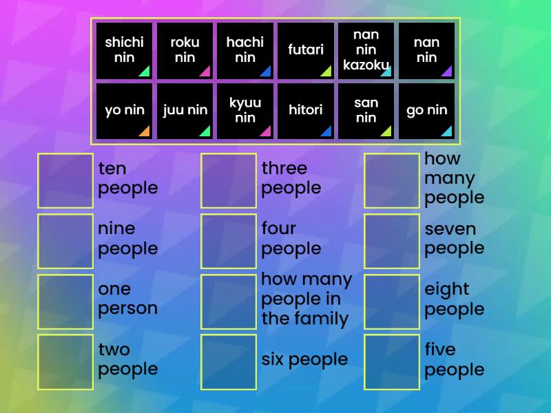 How many people - Match up